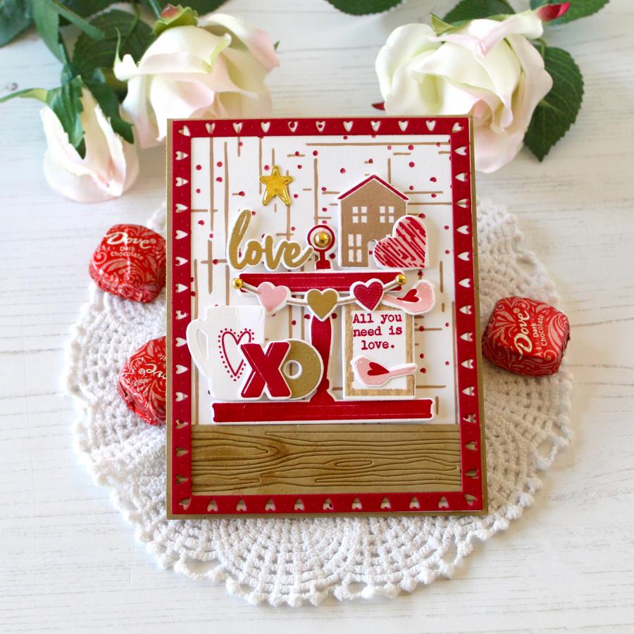 Papertrey Ink - Tiers of Cheer: Valentine Die