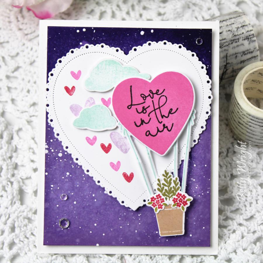 Papertrey Ink - Love to Layer: Hearts Die