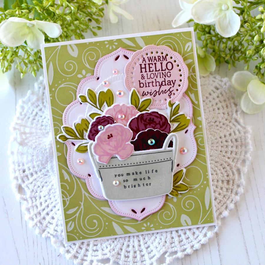 Papertrey Ink - Love to Layer: Beautiful Bracket Die