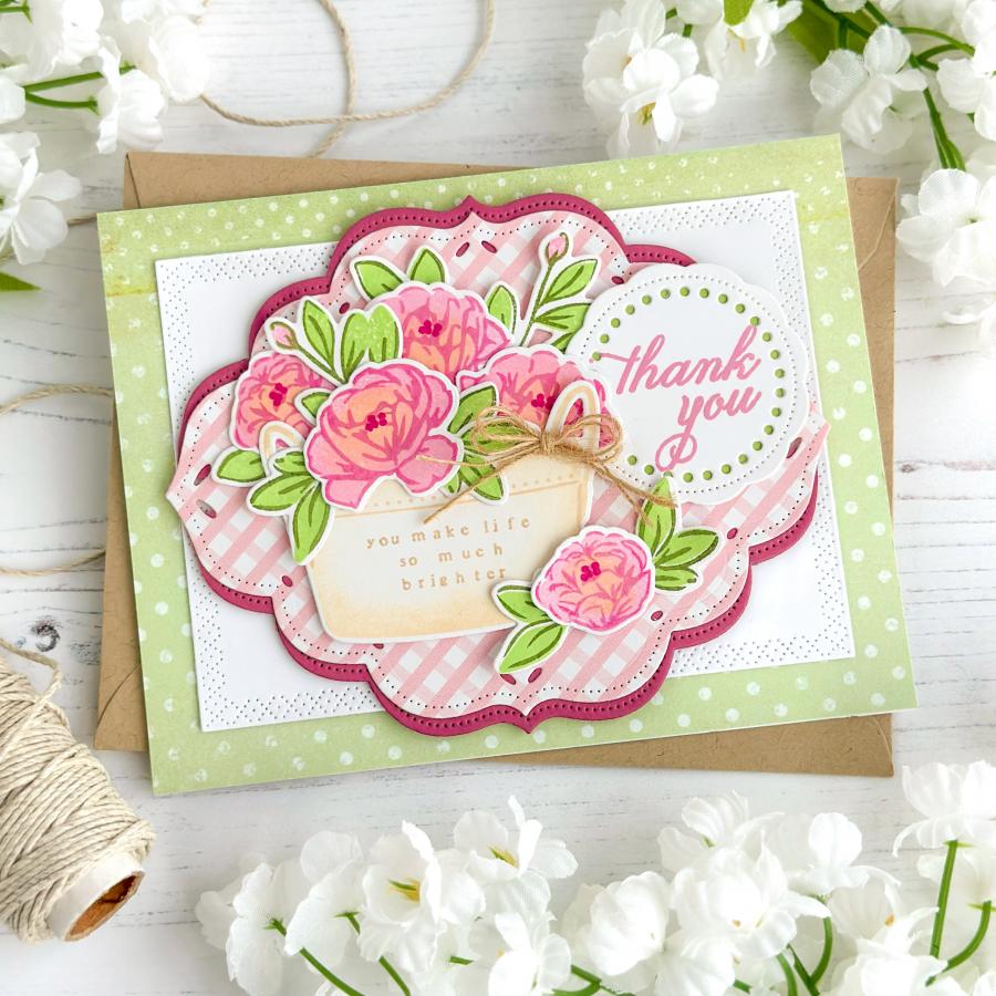 Papertrey Ink - Love to Layer: Beautiful Bracket Die