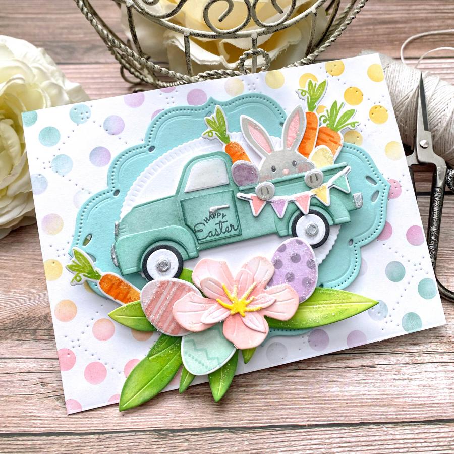 Papertrey Ink - Cover Plate: Quilted Die