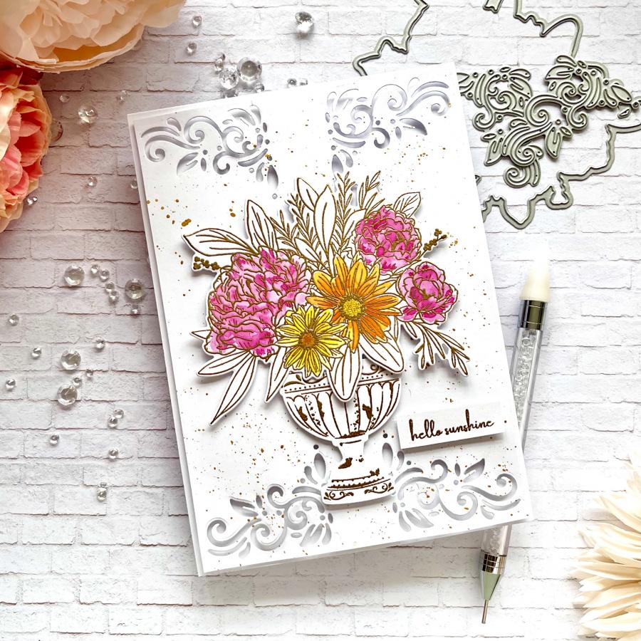 Papertrey Ink - Cornered: Doily Die