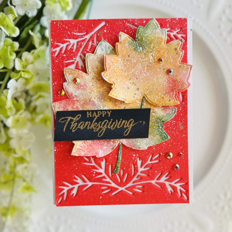 Papertrey Ink - Love to Layer: Leaves Die