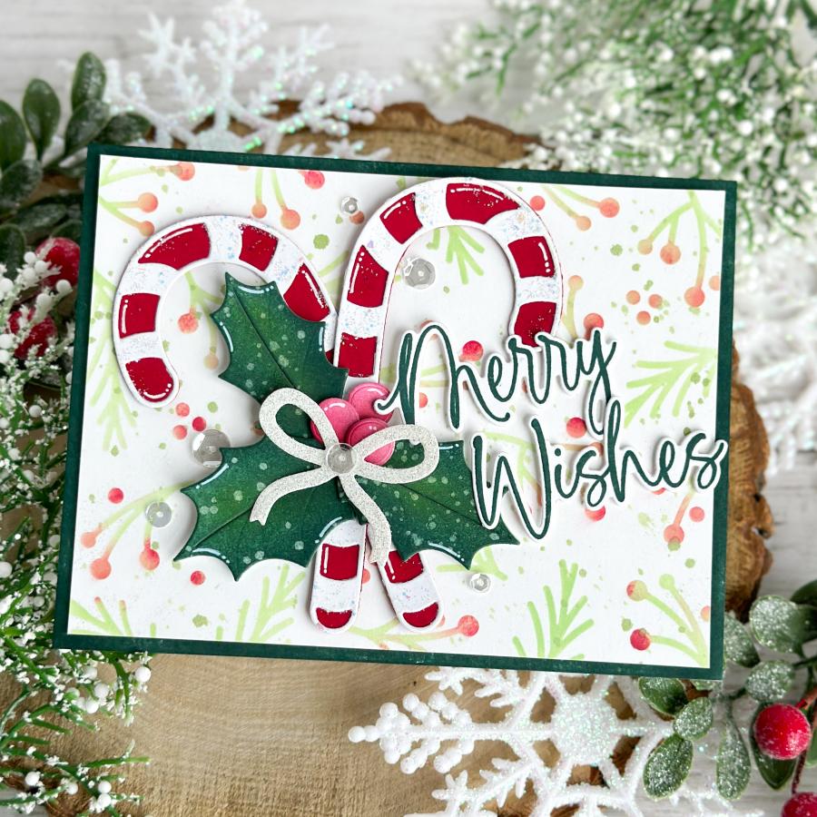 Papertrey Ink - Candy Cane Classics Die