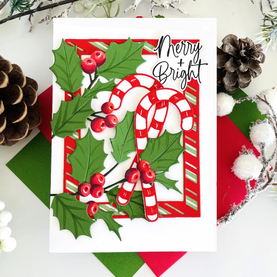 Papertrey Ink - Candy Cane Classics Die