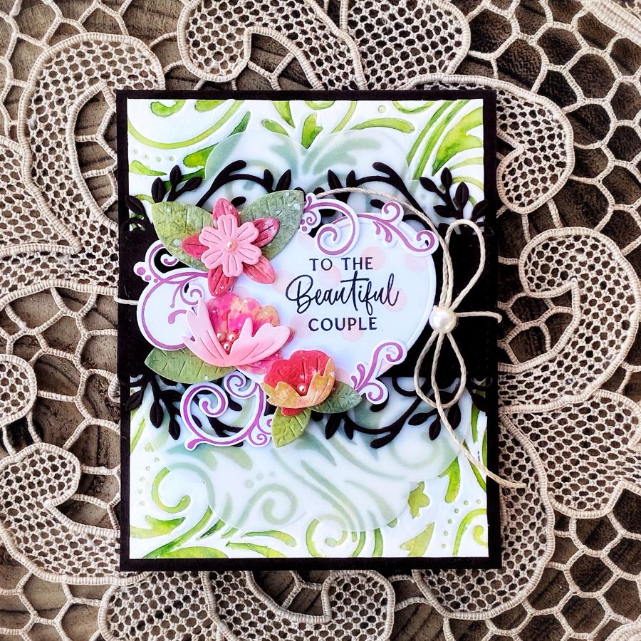 Papertrey Ink - Extravagant Floral Frames Die