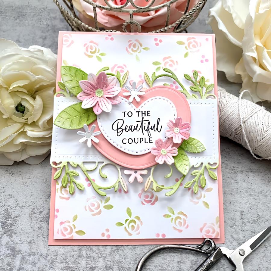 Papertrey Ink - Extravagant Floral Frames Die