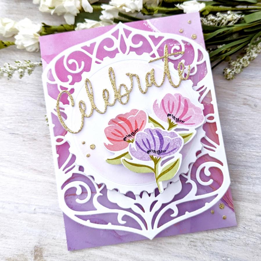 Papertrey Ink - Love to Layer: Circular Postage Die