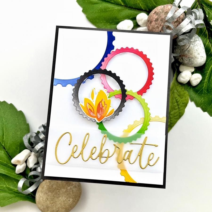 Papertrey Ink - Love to Layer: Circular Postage Die