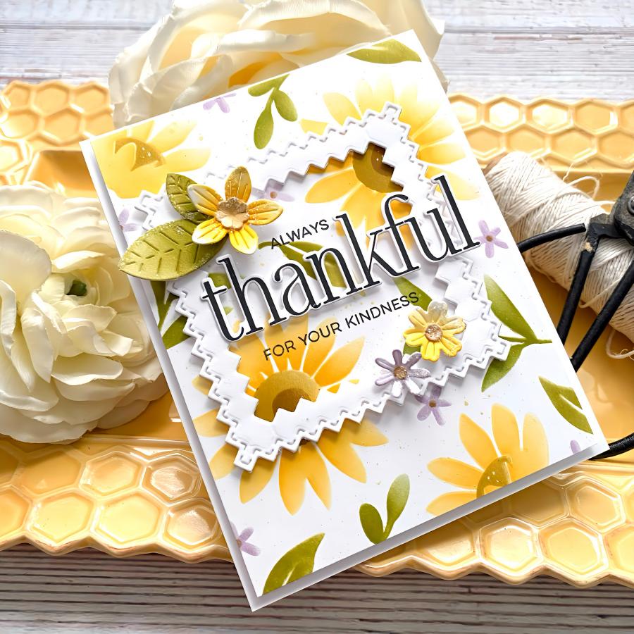 Papertrey Ink - Love to Layer: Pinked Edge Squares Die