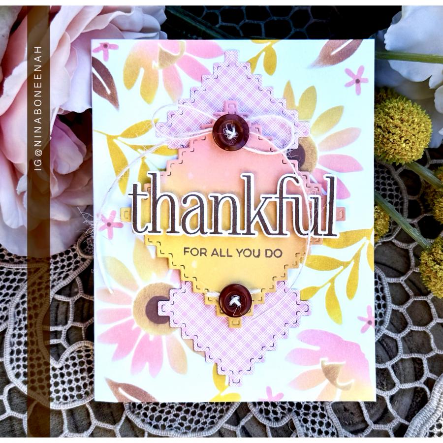 Papertrey Ink - Love to Layer: Pinked Edge Squares Die