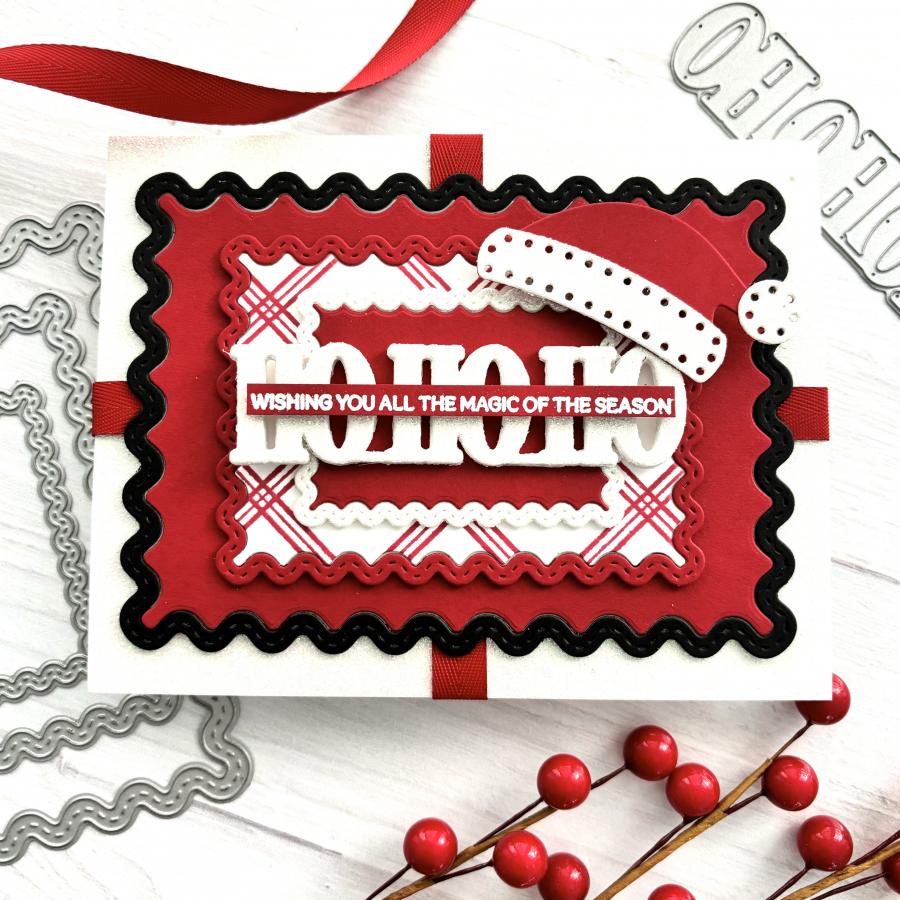 Papertrey Ink - Border Bling: Skinny Ric Rac Die