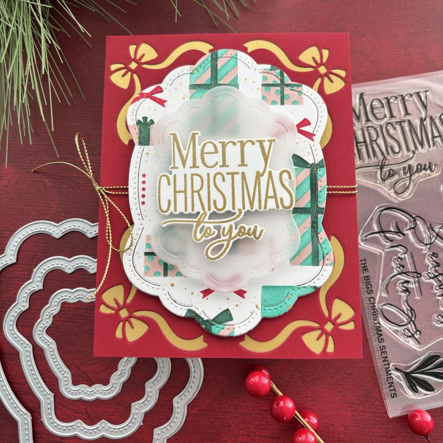 Papertrey Ink - Love to Layer: Soft Ridges Die