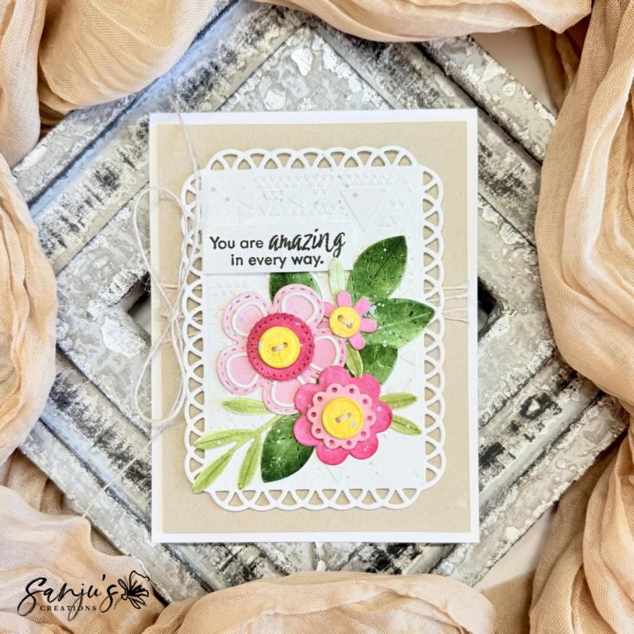 Papertrey Ink - Love to Layer: Laced Edges Die