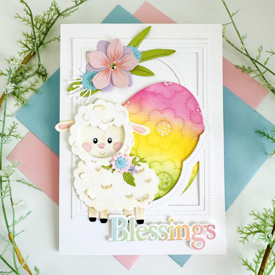 Papertrey Ink - Build-A-Lamb Die