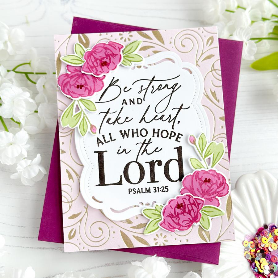 Papertrey Ink - Ornate Swirls Hot Foil Plate