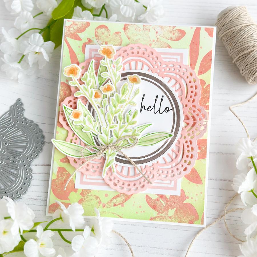 Papertrey Ink -Flower Garden Hot Foil Plate