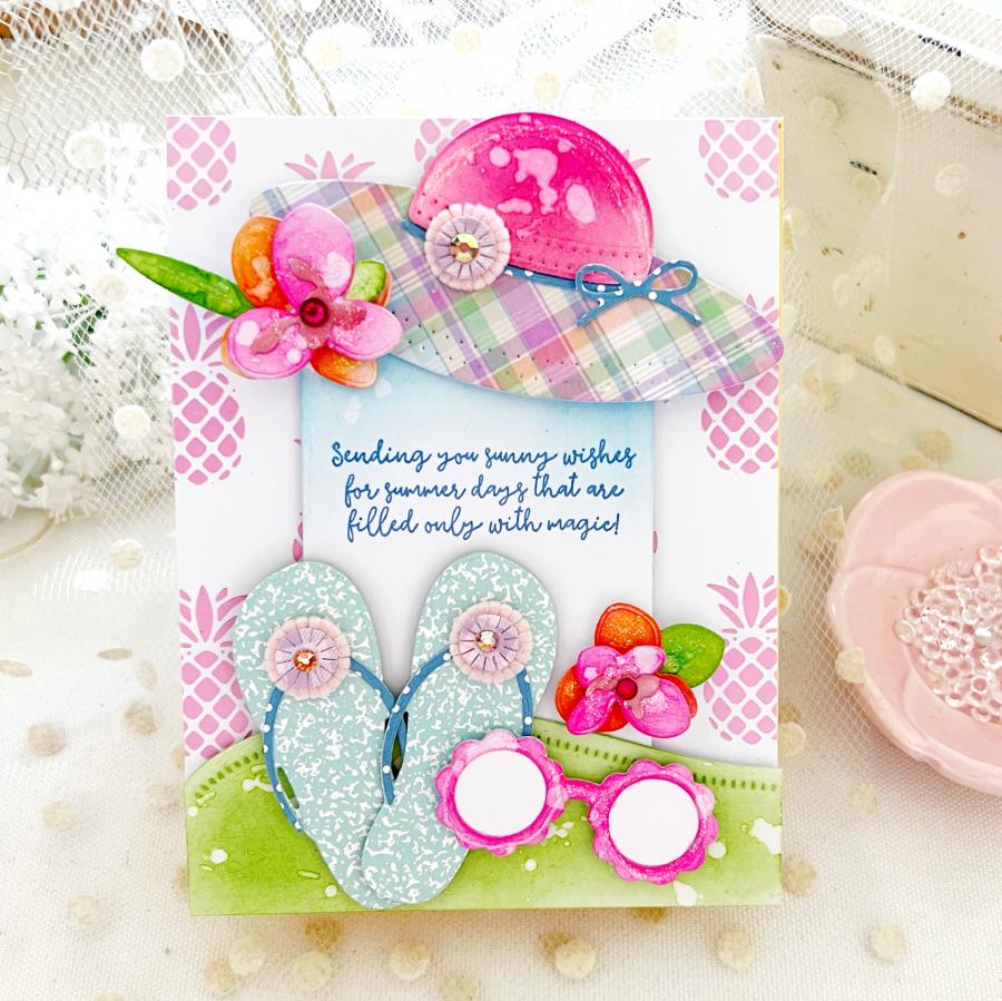 Papertrey Ink - Pleasing Pineapple Hot Foil Plate