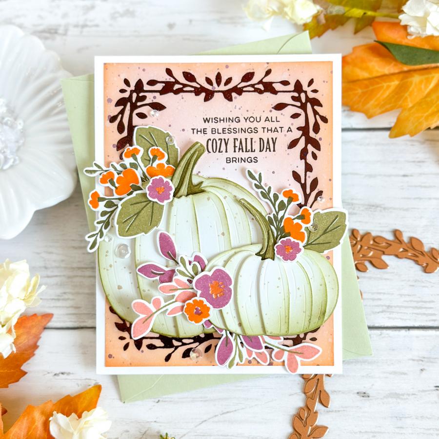 Papertrey Ink - Exquisite Leaf Frame Hot Foil Plate