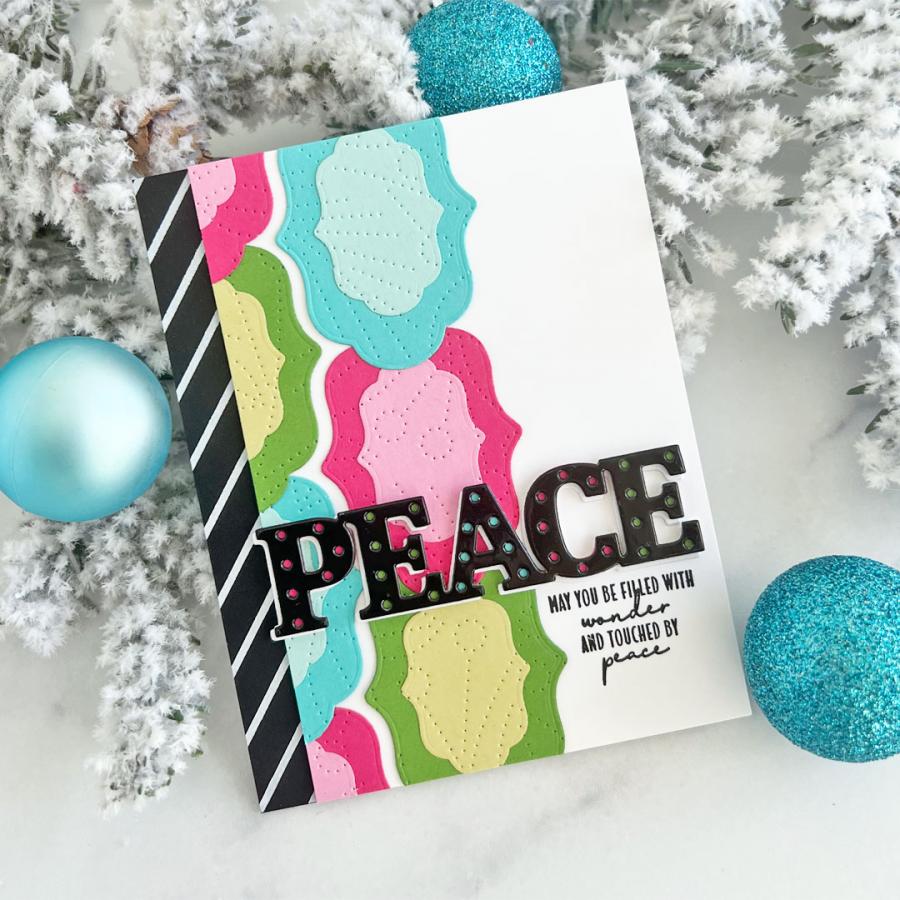 Papertrey Ink - Diagonal Stripes Hot Foil Plate