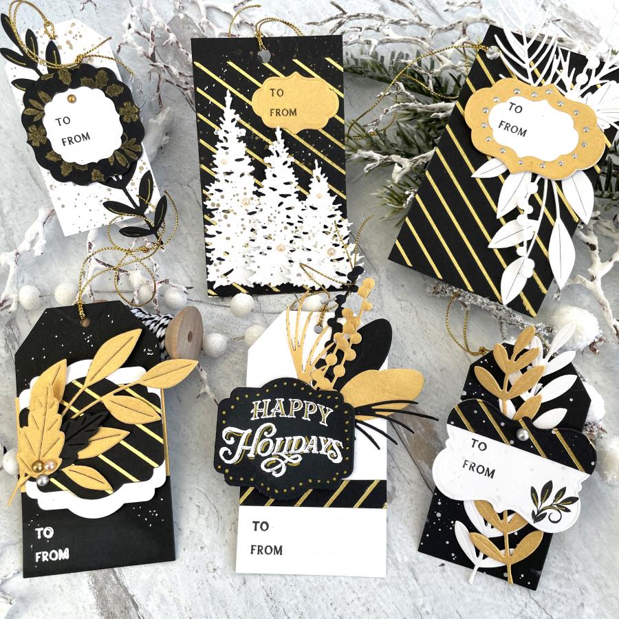 Papertrey Ink - Diagonal Stripes Hot Foil Plate