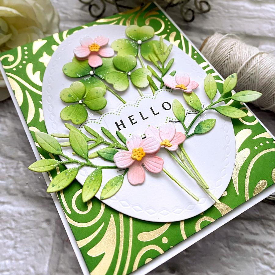 Papertrey Ink - Ornamental Swirl Hot Foil Plate