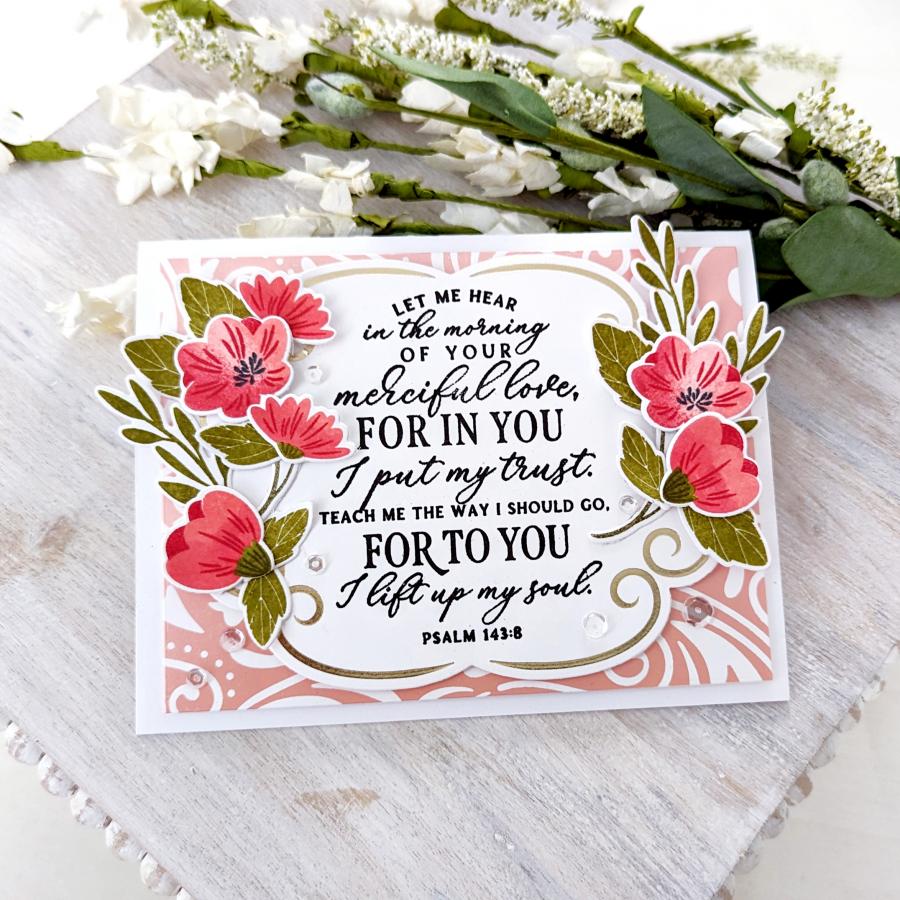 Papertrey Ink - Ornamental Swirl Hot Foil Plate