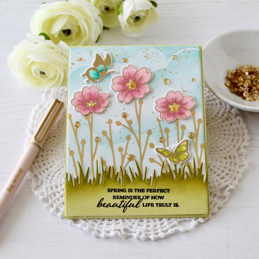 Papertrey Ink - Beautiful Branches Hot Foil Plate