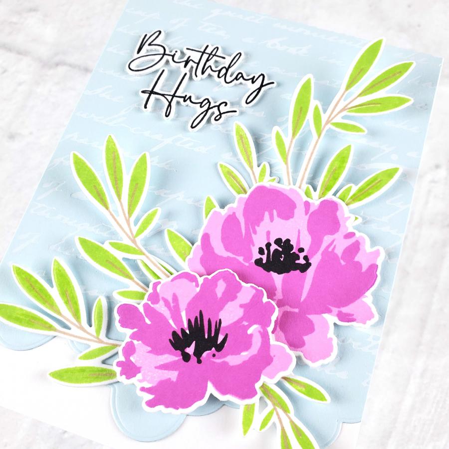 Papertrey Ink - Elegant Script Hot Foil Plate