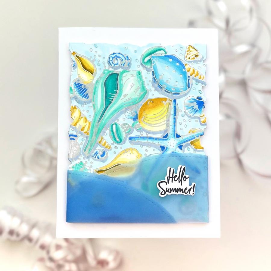 Papertrey Ink - Shoreline Finds Hot Foil Plate