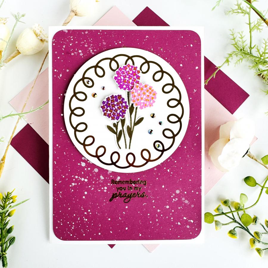 Papertrey Ink - Perfectly Coiled: Circle Hot Foil Plate