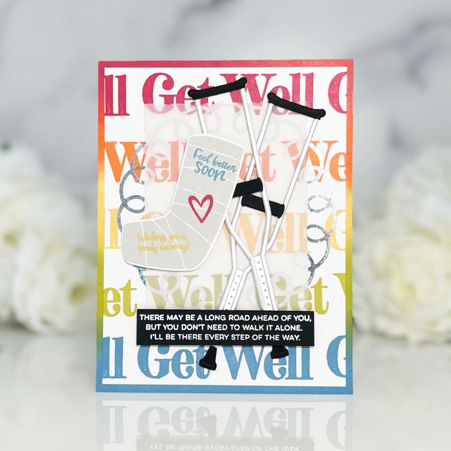 Papertrey Ink - Perfectly Coiled: Rectangle Hot Foil Plate