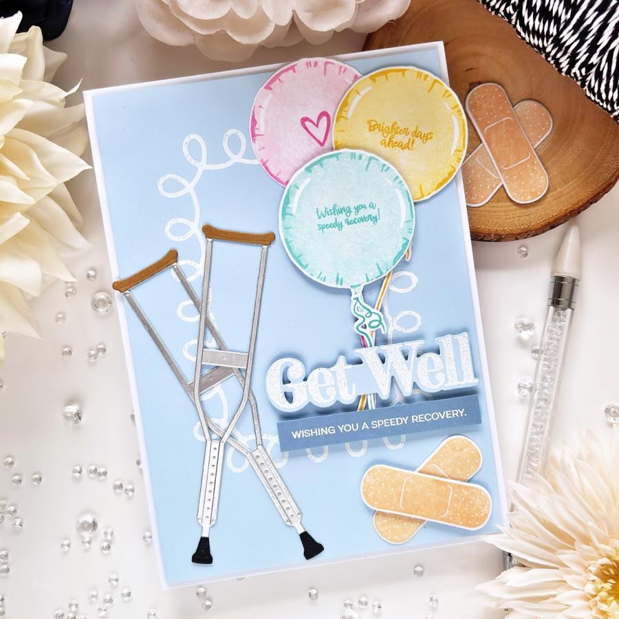 Papertrey Ink - Perfectly Coiled: Rectangle Hot Foil Plate