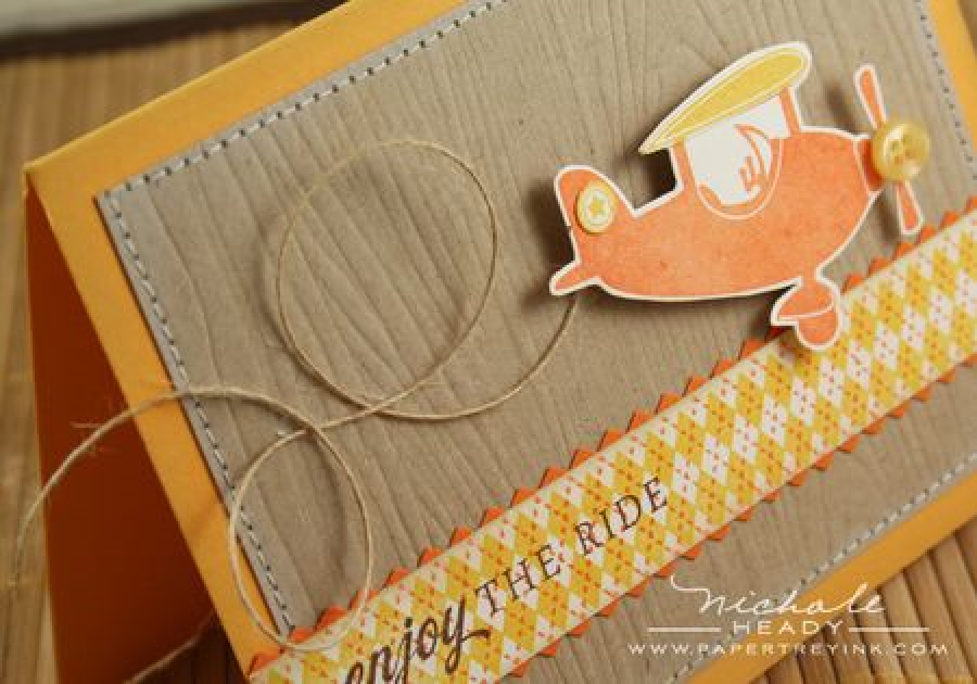 Papertrey Ink - Woodgrain Impression Plate: Papertrey Ink