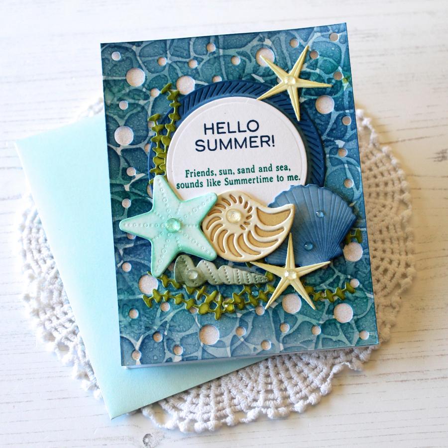 Pool Water Stencil Collection (set of 2): Papertrey Ink