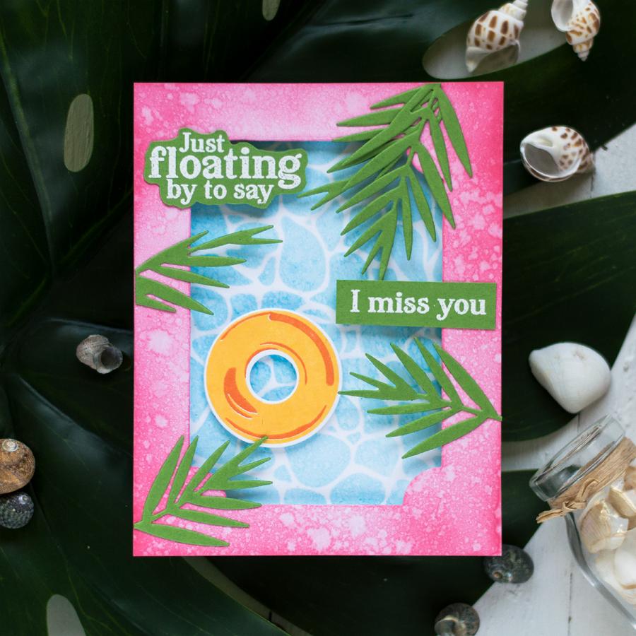 Pool Water Stencil Collection (set of 2): Papertrey Ink