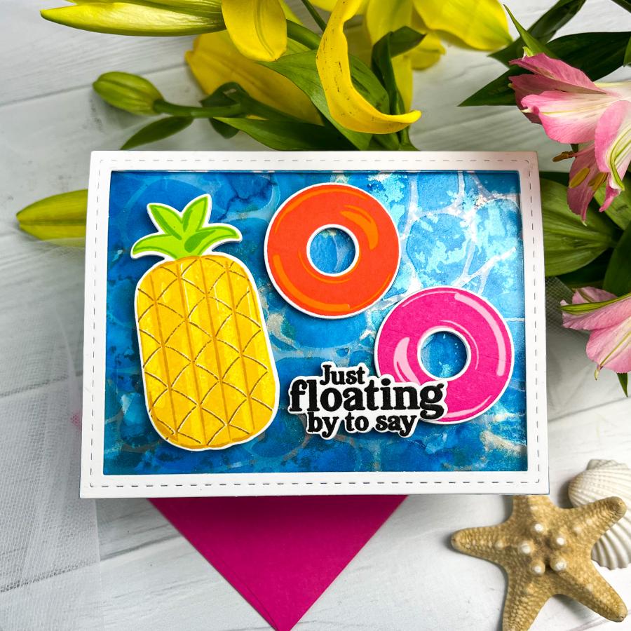 Pool Water Stencil Collection (set of 2): Papertrey Ink