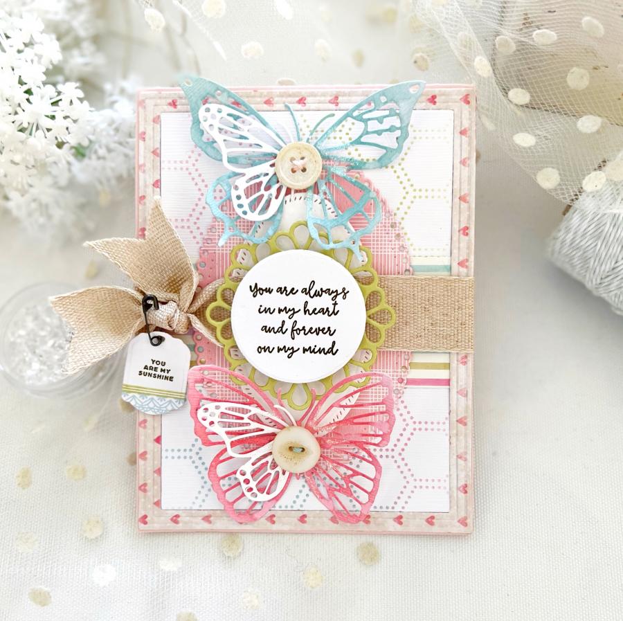 Dotted Hexagon Stencil Collection (set of 2): Papertrey Ink