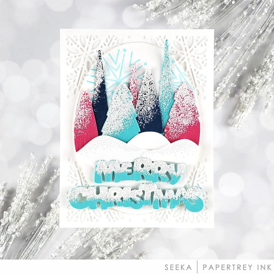 Papertrey Ink - Spectacular Snowflakes Stencil Collection (set of 2)