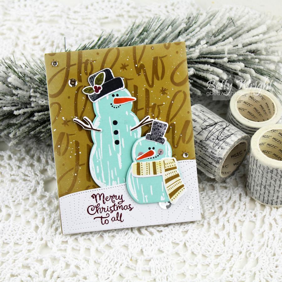 Papertrey Ink - Ho, Ho, Ho Stencil Collection (set of 2)