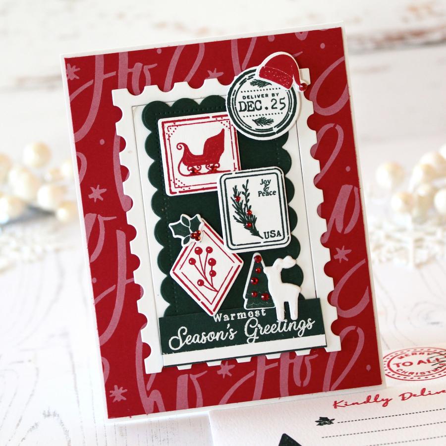 Papertrey Ink - Ho, Ho, Ho Stencil Collection (set of 2)