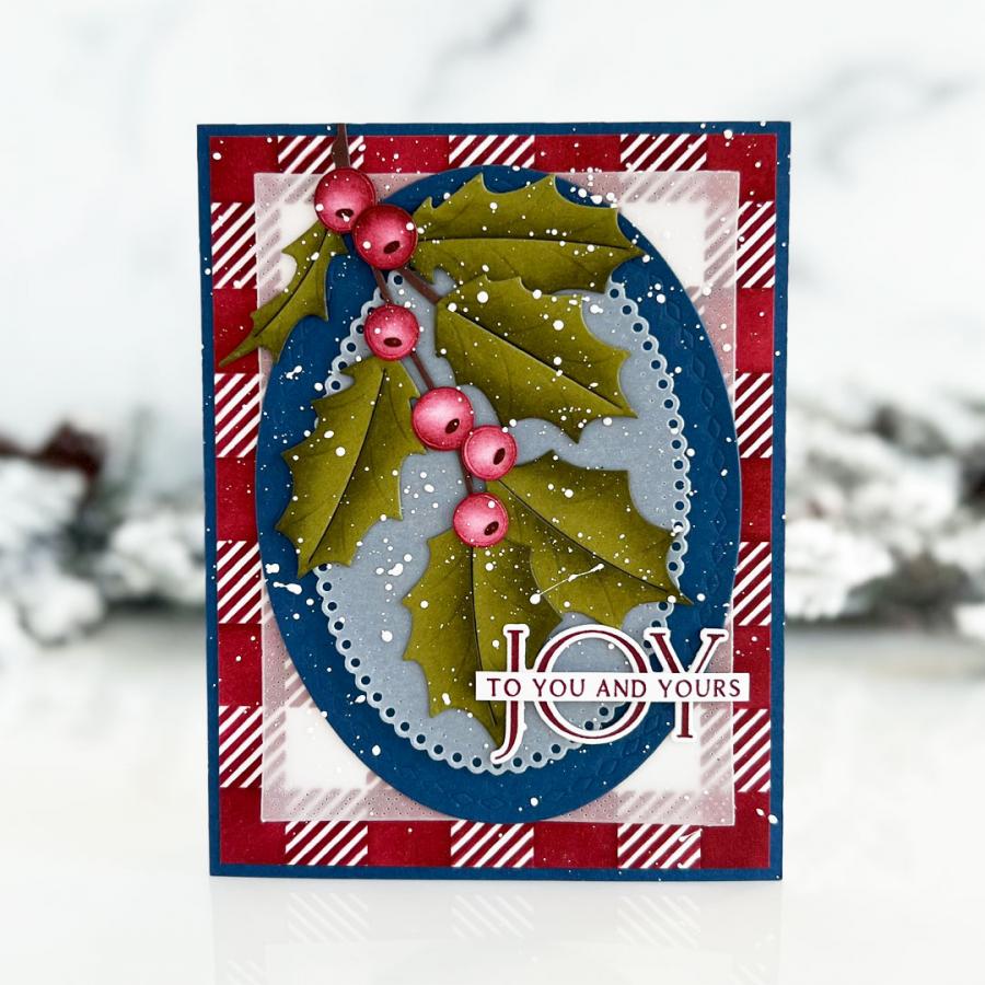 Papertrey Ink - Buffalo Plaid Stencil Collection (set of 4)