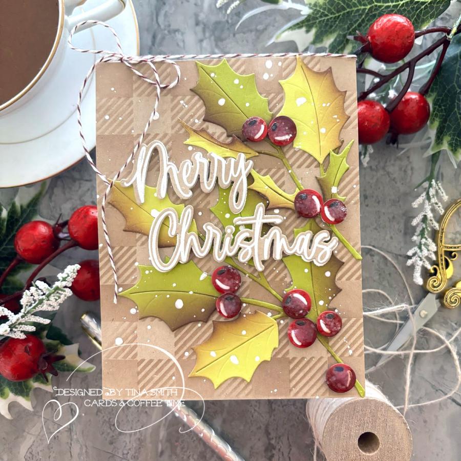 Papertrey Ink - Buffalo Plaid Stencil Collection (set of 4)