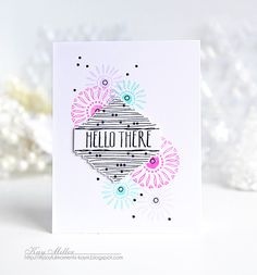 Papertrey Ink - Splits: Hello There Die: Papertrey Ink