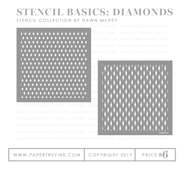 Stencil Basics: Diamonds Stencil Collection (set of 2): Papertrey Ink